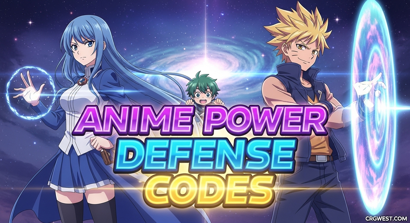 Anime Power Defense Codes (2026) 20+ New Codes Available