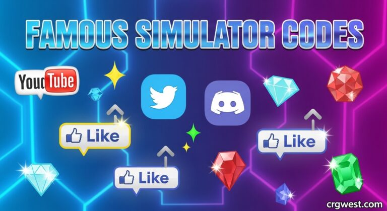 Famous Simulator Codes (2026) 3+ New Codes Available
