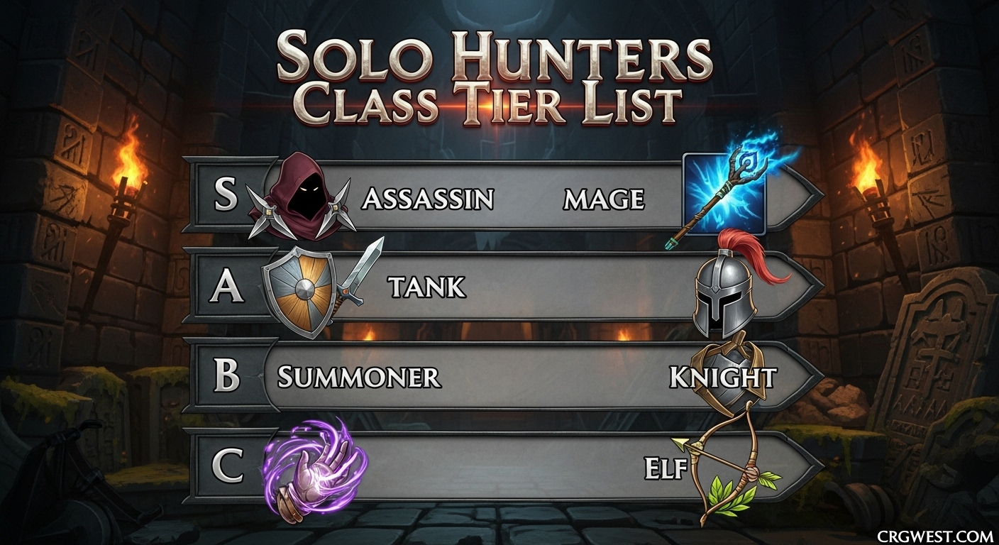 Solo Hunters Class Tier List (2026) Ultimate Best Class Guide!