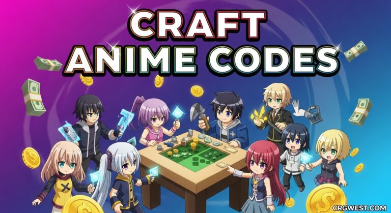 Craft Anime Codes (2026) 4+ New Codes Available